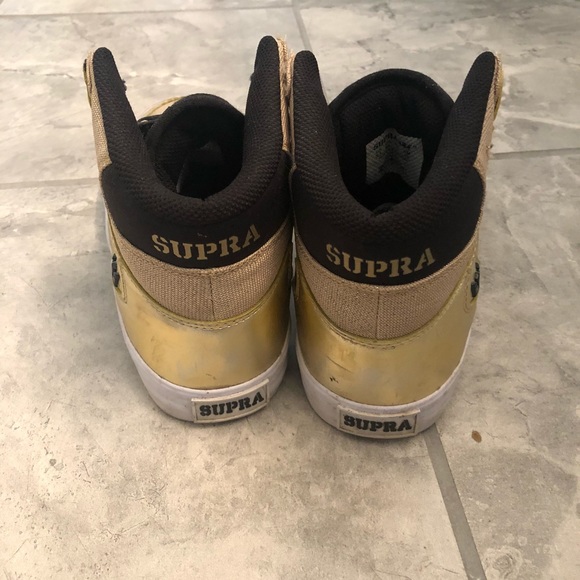 Supra | Shoes | Gold Supra High Tops | Poshmark